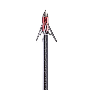 Rage 3 Blade Chisel Tip SC Mechanical Broadhead, 100 Grain, 1.6" Cut - 3 Pack