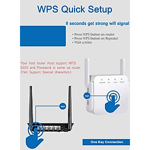 WiFi Extender Booster Repeater for Home & Outdoor, Super Booster 1200Mbps(6000sq.ft), WiFi 2.4&5GHz Dual Band WPS WiFi Signal Strong Penetrability, 360° Coverage, Supports Ethernet Port