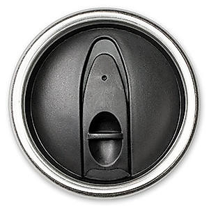 Mugzie MAX - 20-Ounce Stainless Steel Travel Mug with Insulated Wetsuit Cover - Wolf - Image by Dan Morris