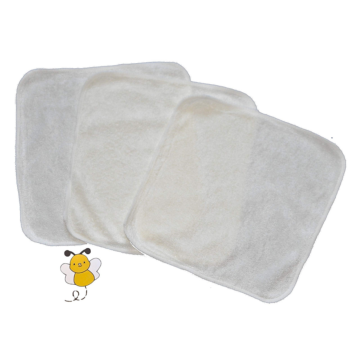 Kashmir Baby (40 Pack) Bamboo Cloth Diaper Wipes. Reusable. Washable.