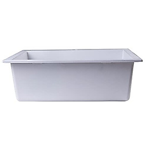 ALFI brand AB2420DI-T Kitchen Sink, Titanium