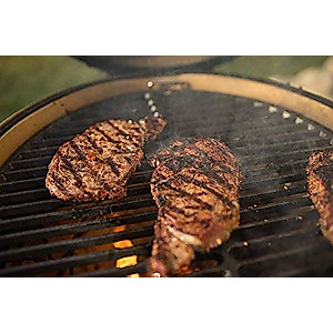 Uniflasy 18 Inch Cast Iron Cooking Grate for Kamado Joe KJ-HCICG Classic Joe KJ-23RHC Classic II KJ23NRHCI Classic III Stand-Alone Classic, Vision Grill VGKSS-CC2, B-11N1A1-Y2A