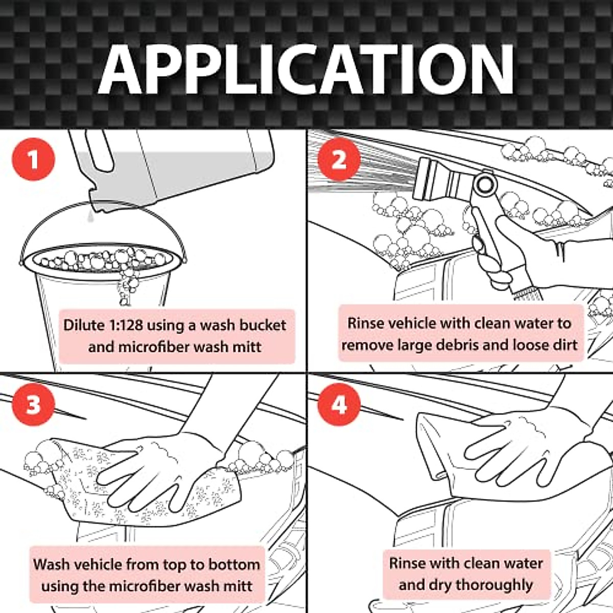 Malco EPIC™ Ceramic Prep Wash Concentrate – Prepare Your Car for Ceramic Coating/Powerful Detergent for Removal of Dirt, Road Film, Brake Dust and Other Soils / 32oz (109632)