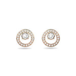 Swarovski Constella Stud Earrings with Clear Crystals on a Rose-Gold Tone Finished Post and Secure Back Closure