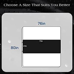 BSKJMMP Grounding Mat Earthing Pad for Twin Size Bed Carbon Mat Grounding Bed Sheets Energy Wellness Anti-Slip PU Leather with Grounding Cord, 27''×75''