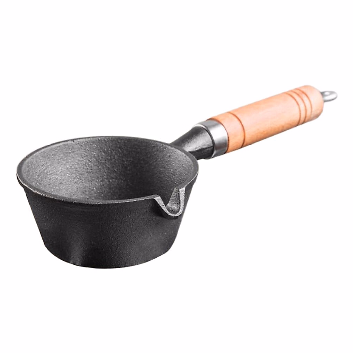 Cabilock Cast Iron Pot Pasta Pot Cast Iron Pot, Baking Heating Holder Cheese Heating Pot Kitchen Butter Heating Pot 1 Pc Butter Cast Iron Pot Pasta Pot
