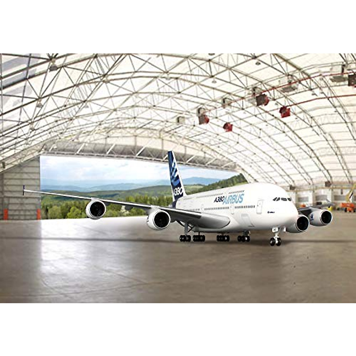 Daron Skymarks Airbus A380-800 H/C with Gear, 1/200-Scale,White