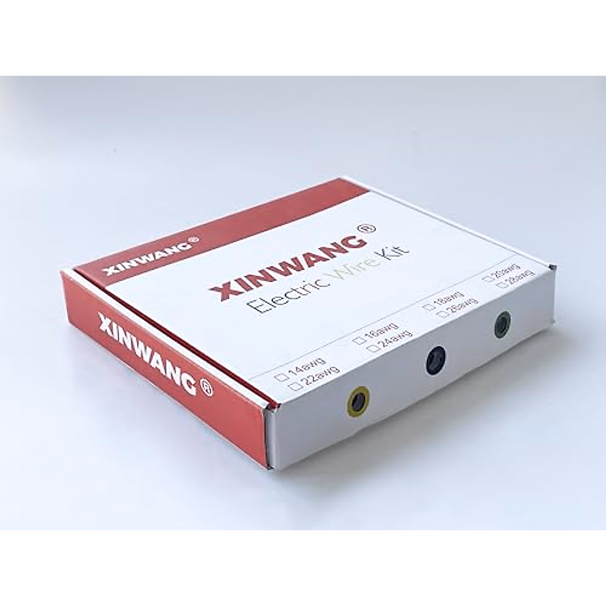 Electrical Wire,18 Gauge Wire,18 awg Wire-XINWANG 18 Gauge Stranded Tinned Copper Wire with PVC Insulation((OD:2.0 mm) 6 Colors,20ft Each, Hook Up Wire Kit