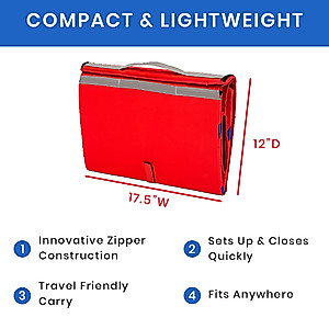 Disney Mickey Mouse Sit N Play Portable Activity Seat for Babies by Delta Children – Floor Seat for Infants, 17.5x21x14 Inch (Pack of 1)