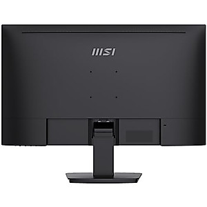 MSI Pro MP273QV, 27" Monitor, 2560 x 1440(QHD) VA, 75Hz, TUV Certified Eyesight Protection, 1ms, Displayport, HDMI, Tilt, Black