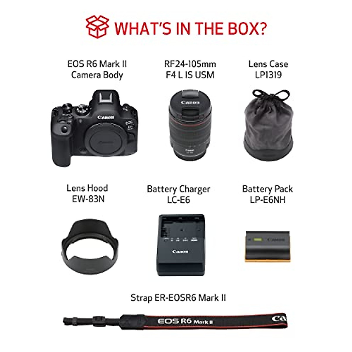Canon EOS R6 Mark II RF24-105mm F4 L is USM KIT
