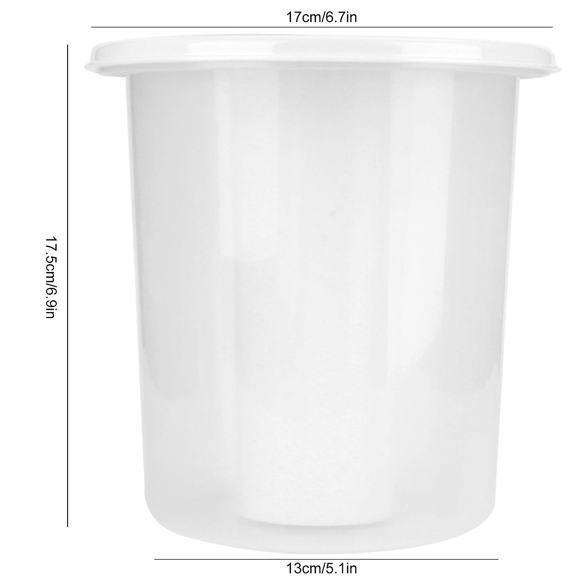 Clear Reusable Shaved Ice Cup for Ice Bucket Refillable Making Model with Lid Multifunctional Ice Cup for Cocktails Smoothies Snow Cones and More