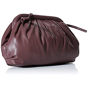Steve Madden womens Steve Madden Nikki Clutch Crossbody, Burgundy, One Size US