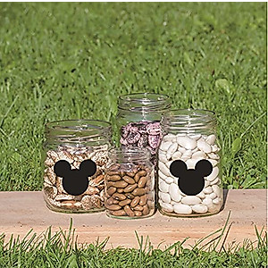 HORNO Cartoon Wall Sticker,Cute Animal Wall Art Easy Removable(Black)