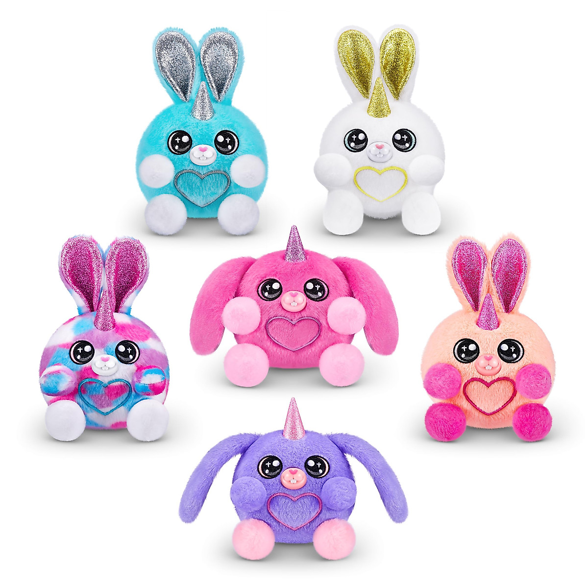Rainbocorns Bunnycorn Surprise Series 2 (2 Pack) by ZURU Rabbit Bunny Plush Toy Girls Gift Idea (Randomized Non Duplicate)