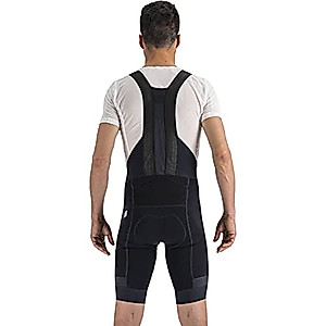 Sportful Men’s Supergiara Bibshort for Road and Gravel Biking I Cycling - Black - X-Large