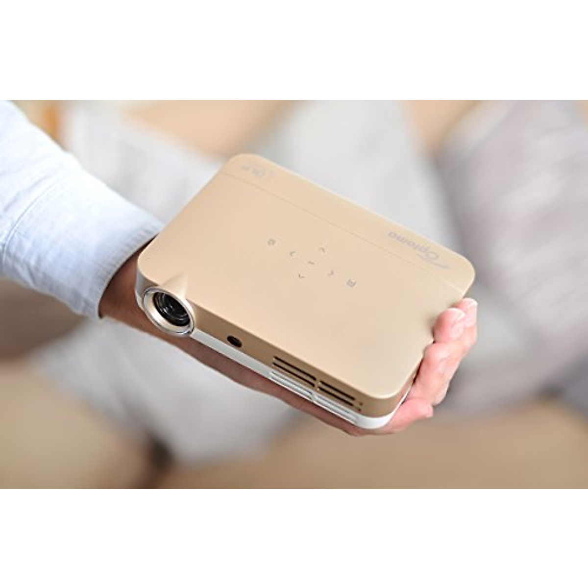 Optoma IntelliGO-S1 Mobile Android LED 720P DLP Projector (Rose Gold)