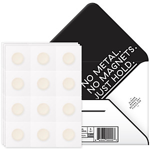 Fashion Anchor | 1 Pack of 36 Collar Stays for Men | No metal. No magnets. Just hold. | With discrete carrying sleeve