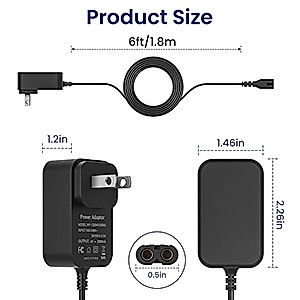 for Wahl Shaver Charger 4V Wahl Magic Clipper Charger Wahl 8148/8164/8504/8591 7367, 7357, 7029, 7060, 7035, 7339, 7356, 4000, Compatible with Wahl 5-Star Magic Clipper Cordless Shavers Trimmer