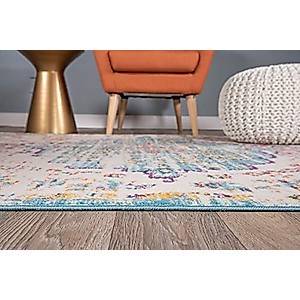 Rugshop Vintage Traditional Bohemian Area Rug 7'10" x 10' Blue