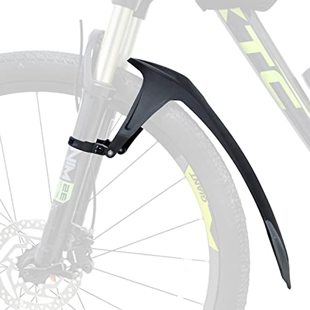 RNAGRET Bike Fender, Bicycle Fender MTB Mudguard Adjustable Bicycle Fender Sets E- Bike Fender Quick Release for 24 26 27. 5 29 Inch (Color : Front)