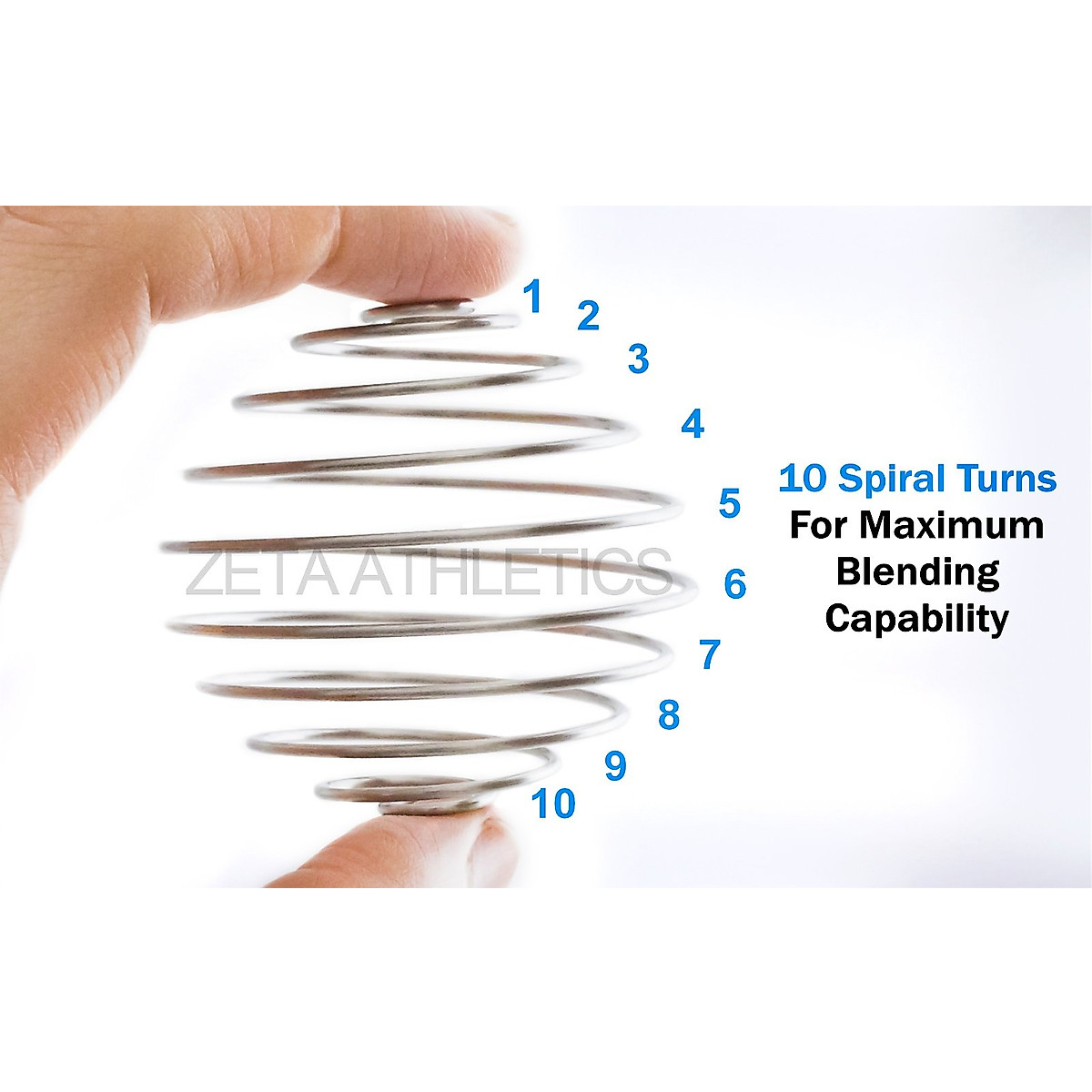 Zeta Athletics Metal Protein Shaker Ball 5 PACK