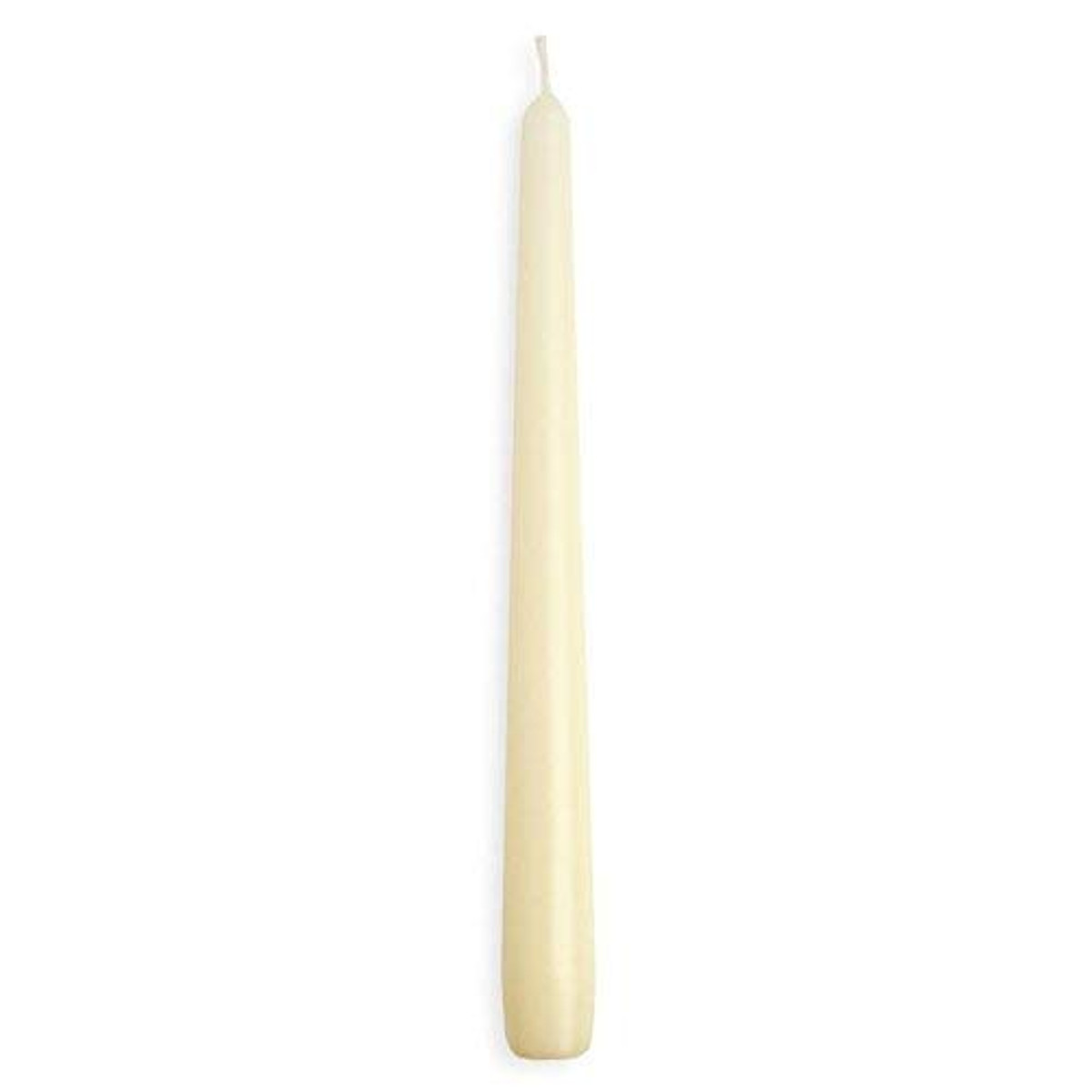 BOLSIUS Ivory Taper Candles 100 Count Bulk Pack - 10 Inch Dinner Candle Set - 7+ Burn Hours - Premium European Quality - Smooth Flame - 100% Cotton Wick - Smokeless & Dripless Household Candlesticks