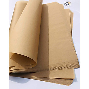 Natural Parchment Paper Unbleached Pan Liner - 13" X 18", 100 Pack | Worthy Liners Non-Stick Precut Baking Parchment, Perfect for baking cookies and cakes