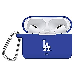 GAME TIME Los Angeles Dodgers Silicone Case Cover Compatible with Apple AirPods Pro Battery Case (Blue)