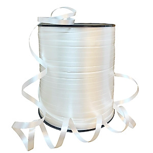 GIFTEXPRESS 500 Yards White Curling Ribbon/Balloon Ribbon/Balloon Strings/Gift Wrapping Ribbons Supplies