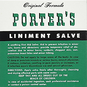 Porter's Liniment Salve, 2 Ounce