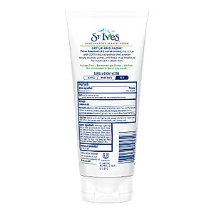 St. Ives Acne Control Face Scrub Deeply Exfoliates and Prevents Acne for Smooth, Glowing Skin Apricot Made with Oil-Free Salicylic Acid Acne Medication, Made with 100% Natural Exfoliants 6 oz 4 Count