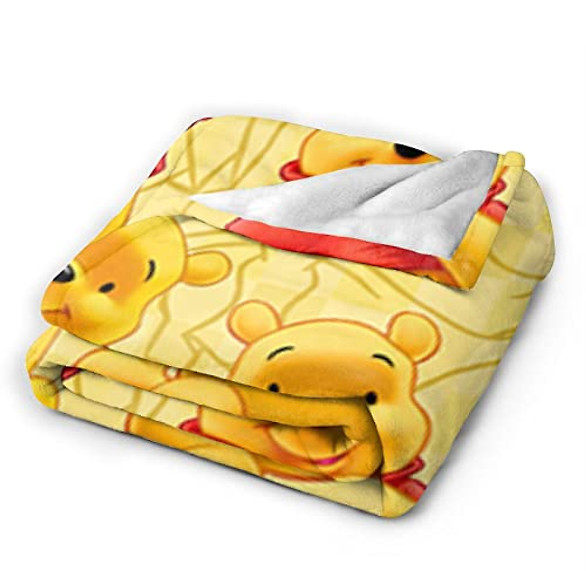 2PCS 60x50 inches Cute Blanket Throw Blanket-Fluffy, Warm, Comfy, Plush 18X18in Pillow Case