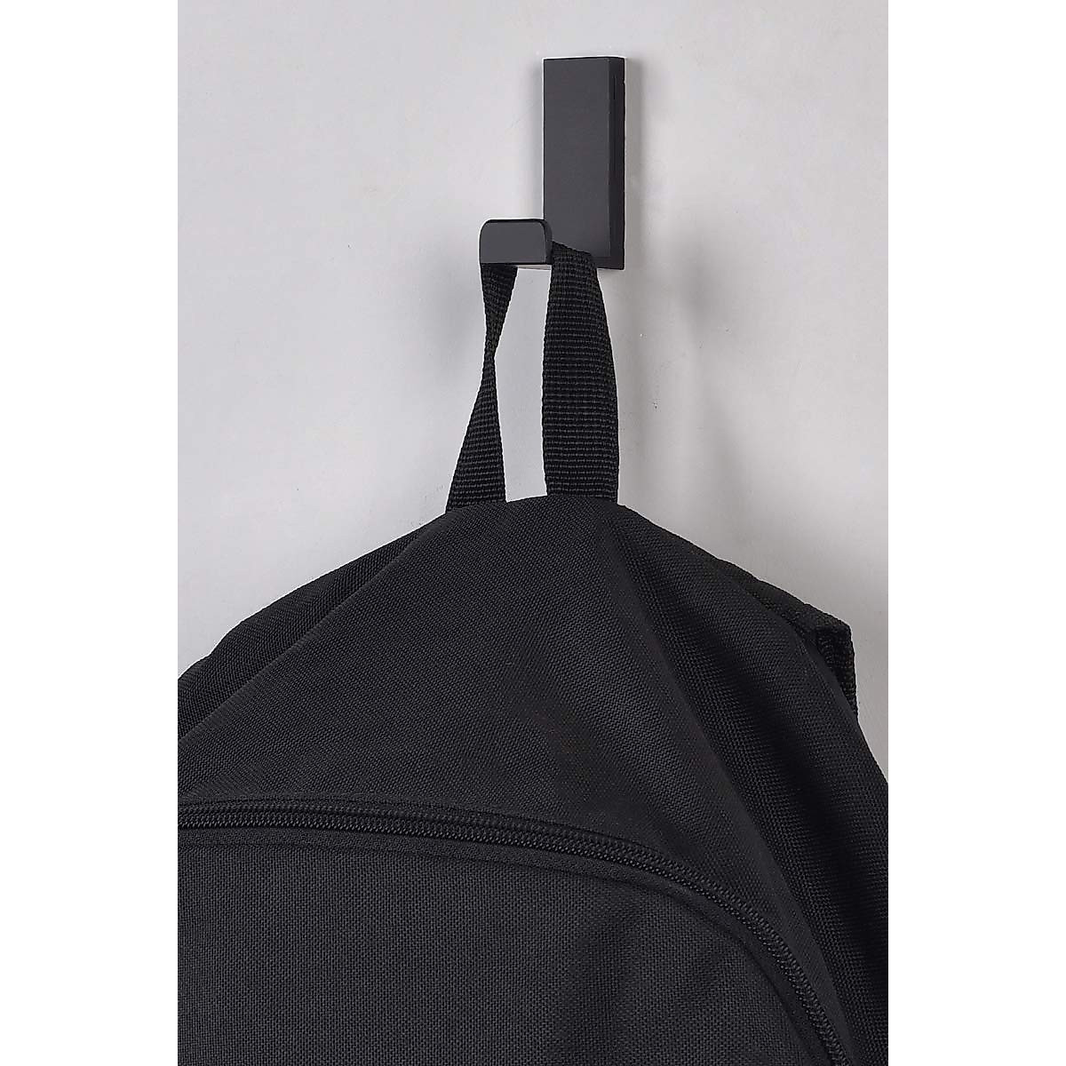 VOROMADU Coat Hooks Wall Mounted Towel Hooks Heavy Duty Single Robe Hanger for Bathroom Kitchen Office,3 Pack Solid Anodized Aluminum (Black)