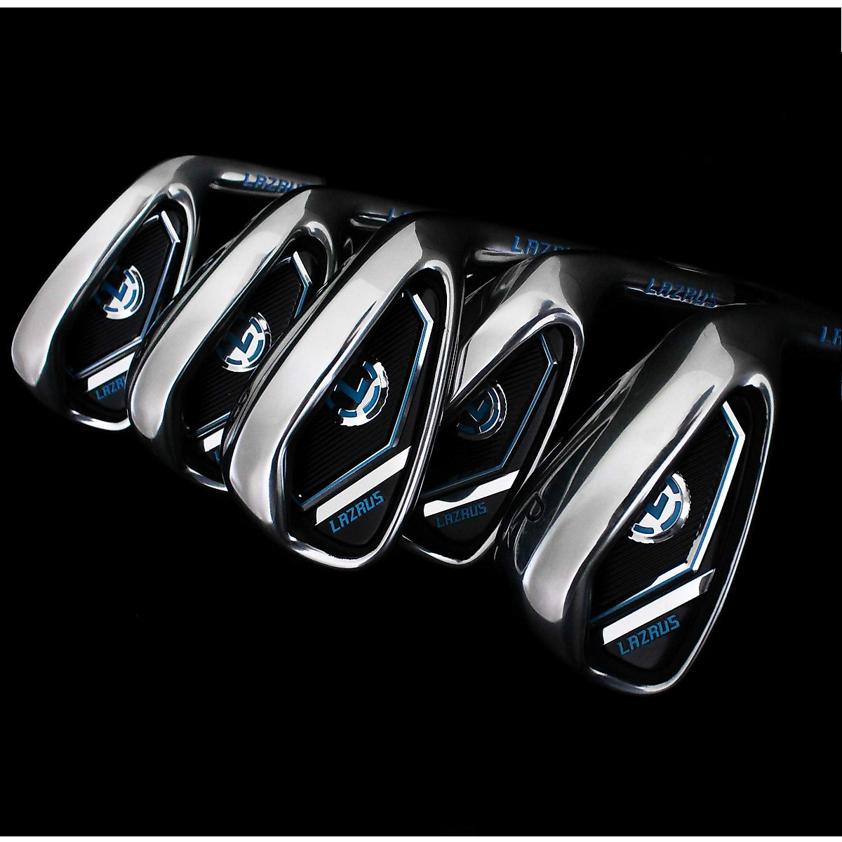 Lazrus Golf | Player-Friendly RH 4-PW, Pitching Wedge Set with Regular Flex & Steel Shaft | Premium Quality Golf Clubs for Men (RH, 4-PW Set, 7 pcs)