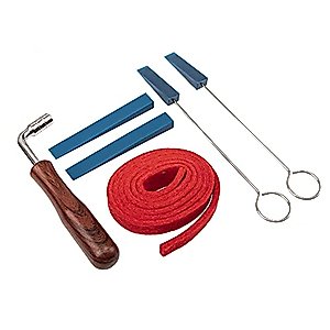 6Pcs Yootones Piano Tuner Tools, Piano Tuning Kit Professional Metal Rubber Tuning Mute Kit Including Hammer Mutes Strip for Turn