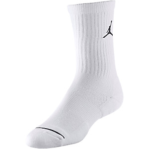 Jordan JUMPMAN CREW 3PPK SOCKS WHITE WHITE BLACK SIZE M