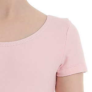 Phineein Girls Long Sleeve Team Basic Leotards For Kids (4-6years, Lavender)