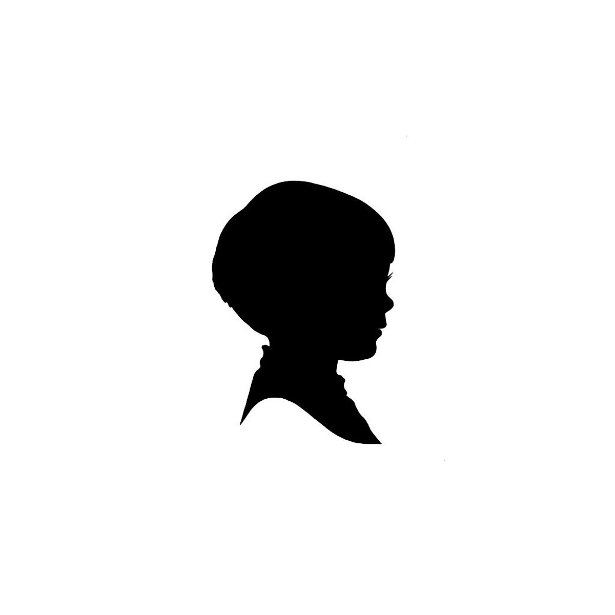 Pack of 3 Boy Silhouette Stencils Made from 4 Ply Mat Board 11x14, 8x10, 5x7