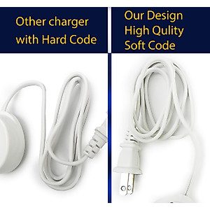 Replacement Braun Oral B Electric Toothbrush Charger Power Cord Supply Inductive Charging Base Model 3757 3756 Portable 110-220V Travel Charger