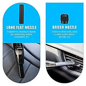 AUTOOMMO Car Vacuum Cleaner 5000PA Cordless Handheld Vacuum Cleaner 70W Portable Mini Car Vacuum Cleaner with Rechargeable 2x2000mAh Batteries for Car Home Interior Cleaning [Upgrade]