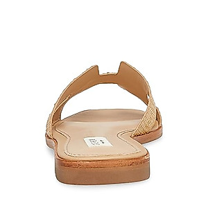 Steve Madden Women's Hadyn Sandal, Raffia, 7.5