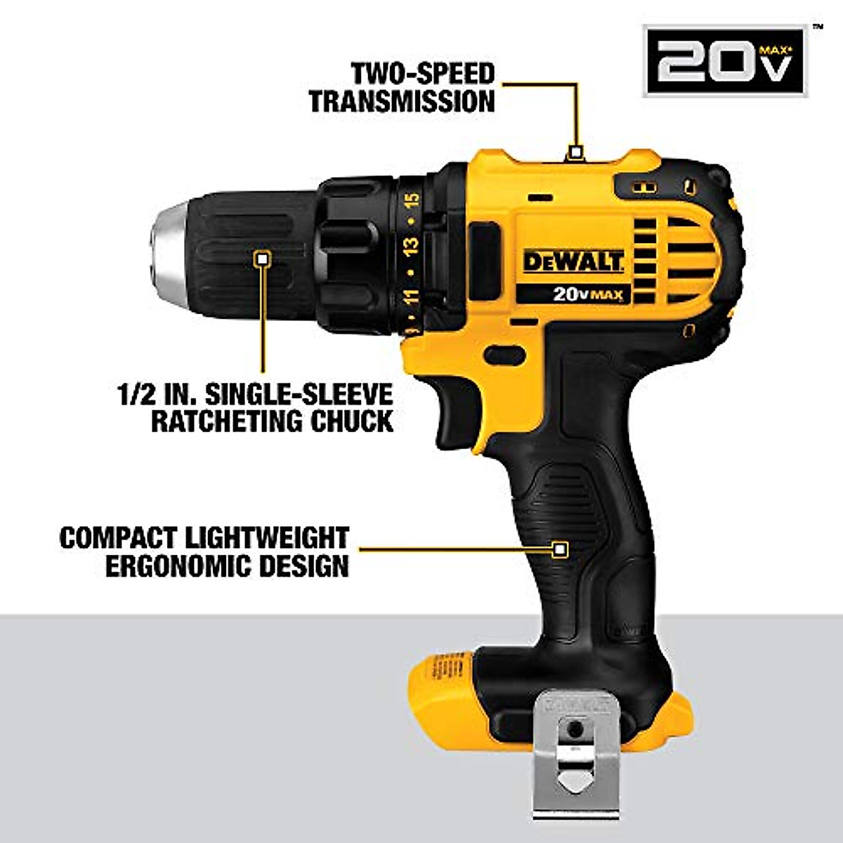 DEWALT 20V MAX Combo Kit, Compact 7-Tool (DCK720D2)