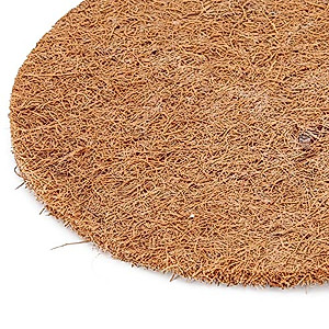 zhuolong 10PCS Bird Nesting Pads Natural Coconut Fiber Parrots Breeding Nests Bird Eggs Mat Breathable Dry Grass Mattress Provides Warm Hut Material Comfortable Bedding for Birds Pigeons