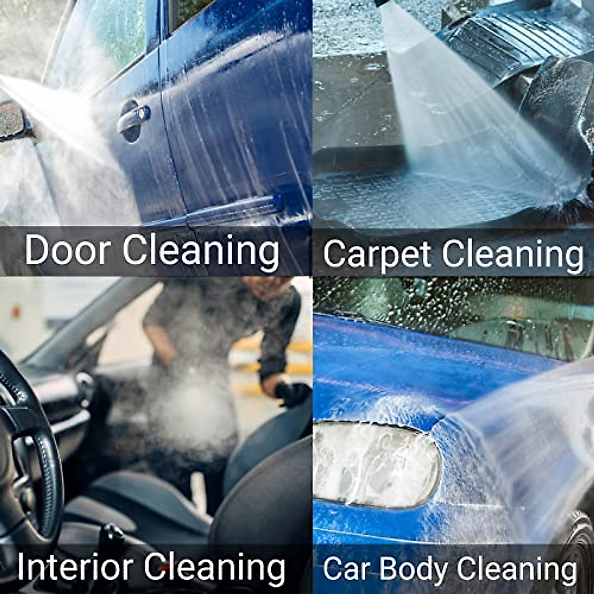 Akozon High Pressure Automobile Car Cleaning Gun Interior Washing Air Pulse Car Wash Tools