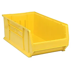 Quantum Storage Systems Storage Containers, 29-7/8"L x 16-1/2"W x 11" H, Yellow