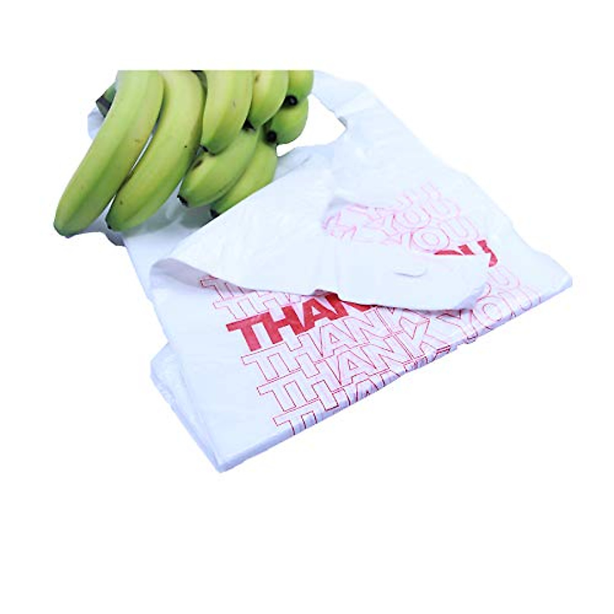 R Noble Thank You Reusable Grocery Plastic Bags 300 Count