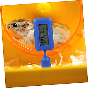 GREENADSCAPE Reptile Hygrometer Rotary Reptile Thermometer Temperature and Humidity Meter Mini Thermometer Aquarium Plant Holder Reptile Terrariums Leopard Gecko Digital Reptile Thermometer Abs