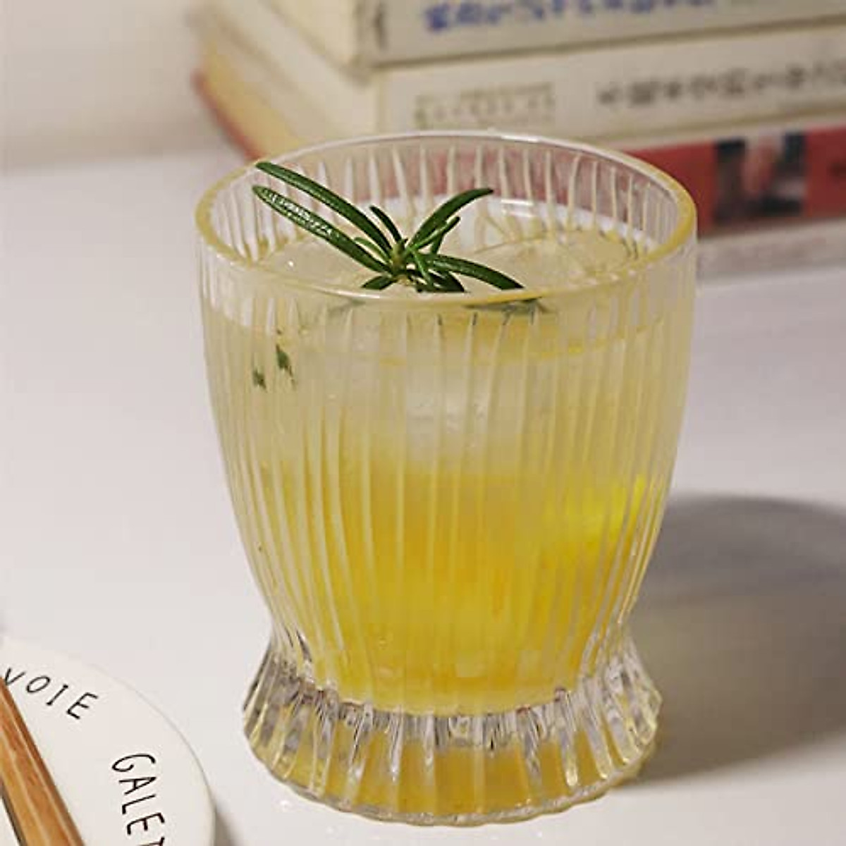 Whiskey Glasses Gift Box Set - Crystal Old Fashioned Whiskey Glasses with Skull Ice Molds - for Scotch, Bourbon, Cocktails - Crystal Glassware Gifts to Men, Whiskey Lover - 10oz