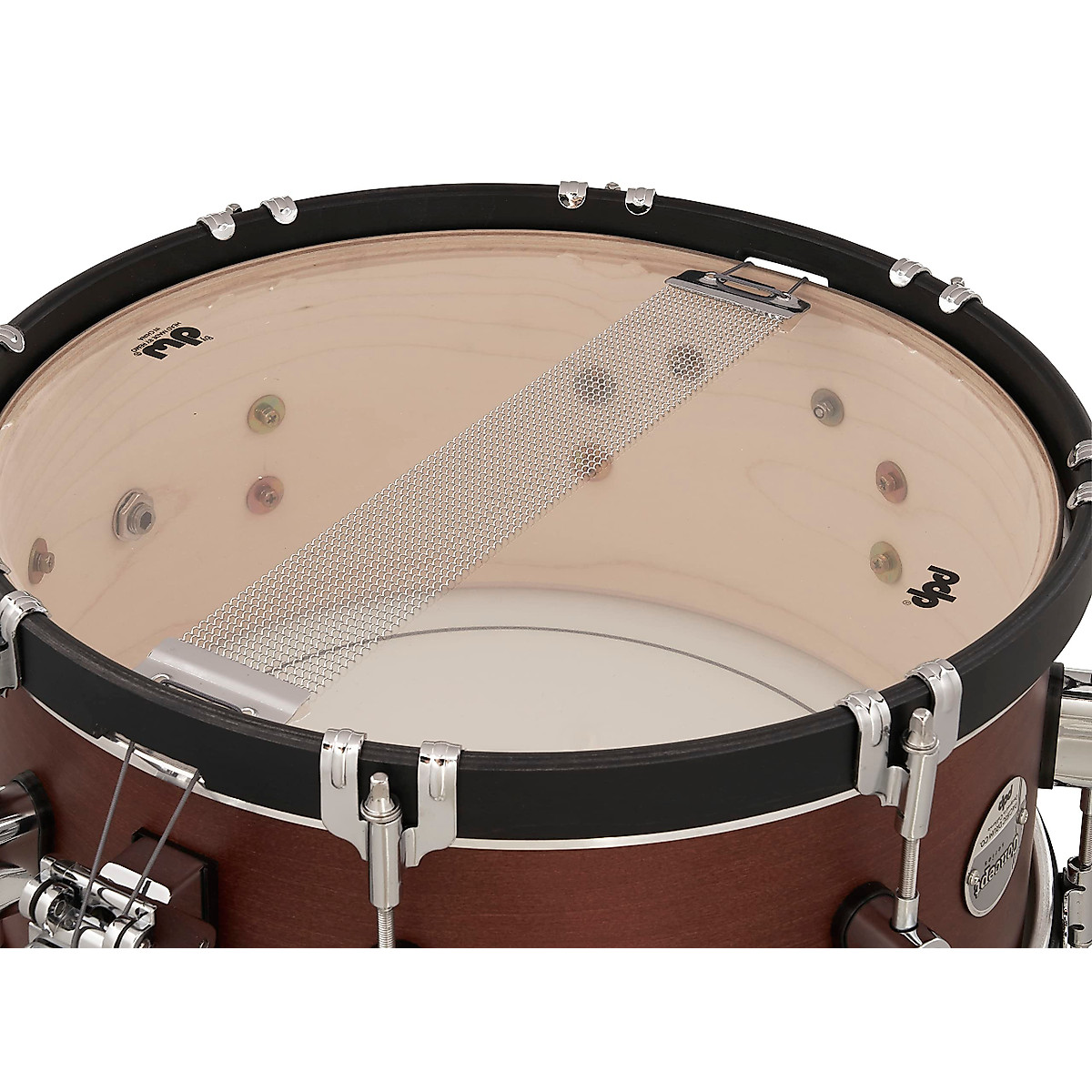 Pacific Drums & Percussion Add-Ons PDP Concept Classic, 6.5x14, Ox Blood/Ebony Hoops Snare Drum (PDCC6514SSOE)